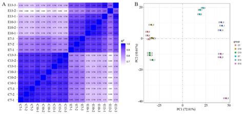 Figure S4 Pearson Correlation A And PCA Plot B Of Transcriptomic Download Scientific