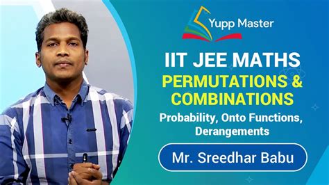 Iit Jee Permutations And Combinations Class 11 Mathematics Yupp Master Youtube