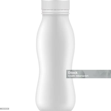 현실적인 요구르트 병 모형 벡터 3d 아이콘 3차원 형태에 대한 스톡 벡터 아트 및 기타 이미지 3차원 형태 공란 디자인 Istock