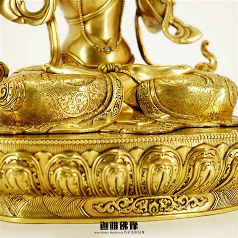 鎏金文殊菩萨 48cm 文殊菩萨 菩萨部 佛像 产品 尼泊尔佛像网