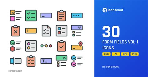 Form Fields Vol 1 Icon Pack 30 Free Download User Interface Icons Iconscout