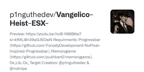 GitHub P1nguthedev Vangelico Heist ESX Preview Https Youtu Be