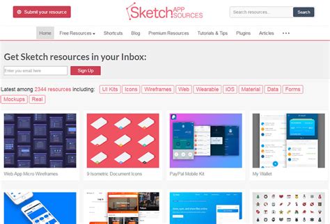 Best Sites To Find Free Sketch Resources Vandelay Design