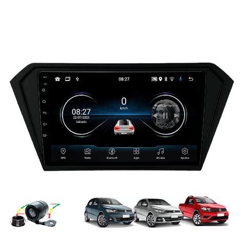 Kit Central Multimidia 9 Polegadas Android Vw Gol Saveiro Voyage G7 G8
