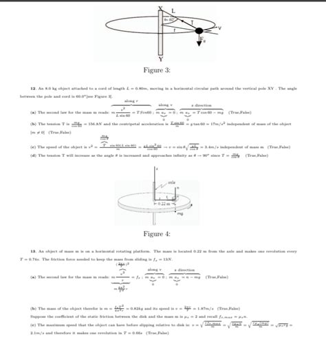 Solved Figure An Kg Object Attached To A Cord Of Chegg