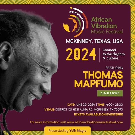 African Vibration Music Festival Thomas Mapfumo Dandaro Online