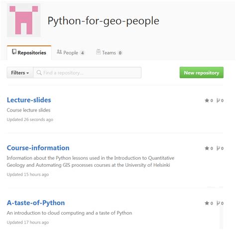 Python For Geo People Geoinformatiikka