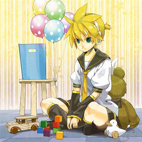 Kagamine Len Vocaloid Drawn By Zaza X Can Danbooru