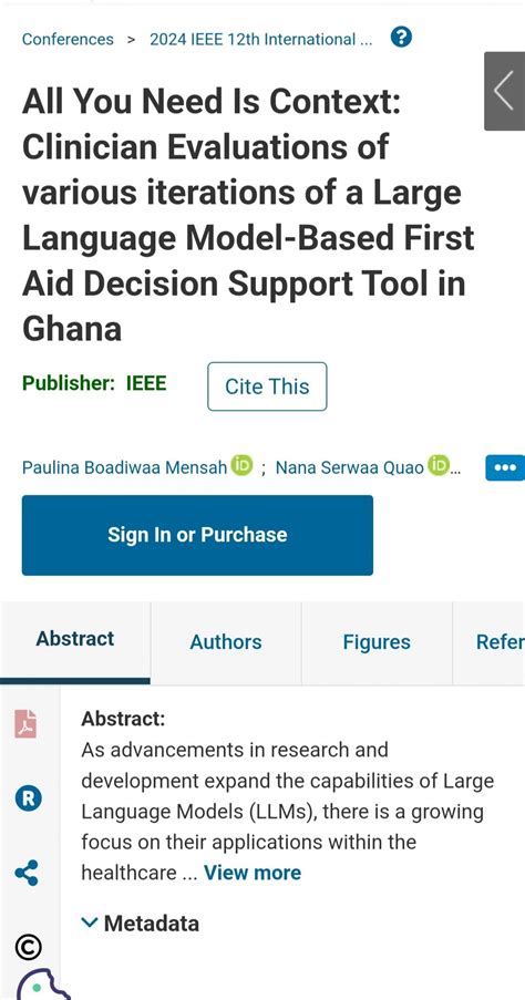 Paulina Boadiwaa Mensah Md On Linkedin Aiinhealthcare Medicalllm Medicalresearch Blackinai