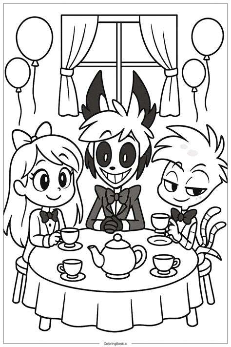 49 Hazbin Hotel Ausmalbilder Kostenlose Pdf And Png Downloads