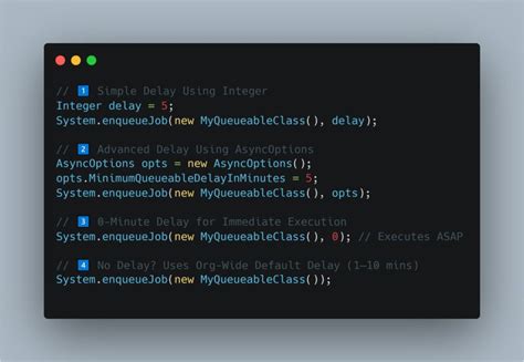 Salesforce Lets You Delay Queueable Jobs By 010 Minutes Srinath D