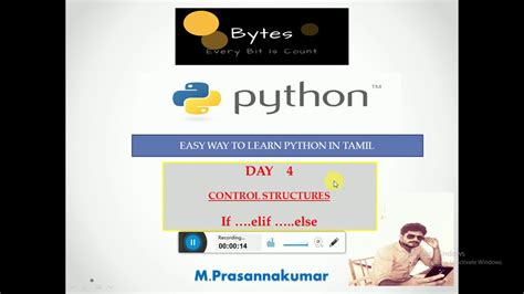 6 Python Tutorial For Beginners Control Structures If Elifelse In Python Youtube