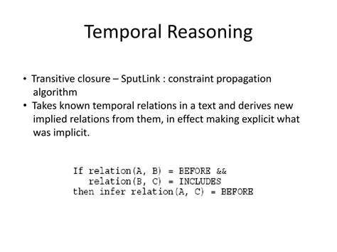 Ppt Machine Learning Of Temporal Relations Powerpoint Presentation Free Download Id 3579706