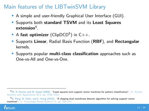 Libtwinsvm A Library For Twin Support Vector Machine Ppt