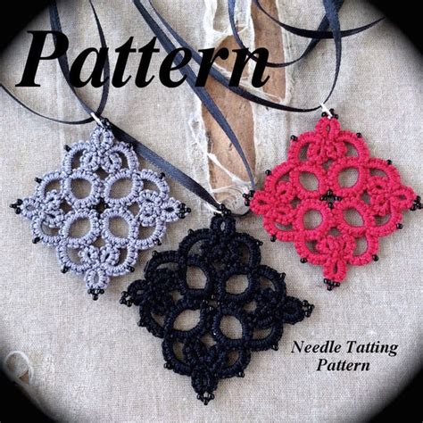 Square Tatting Pattern Etsy