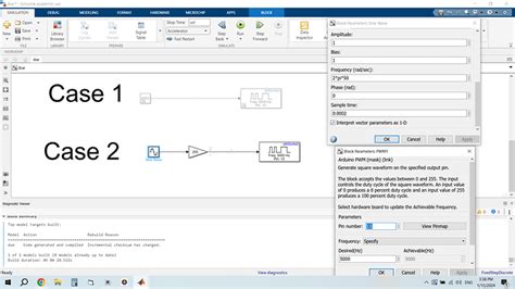 Pwm Frequency Is Dropping Matlab Simulink Programming Due Arduino