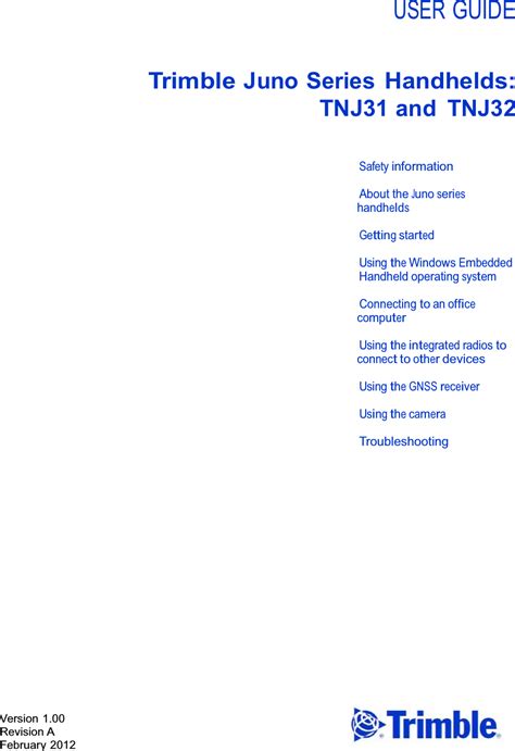 Trimble 96420 Pda User Manual Trimble Field Inspector Software User Guide