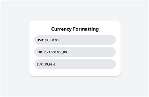 Cara Mengubah Angka Menjadi Format Mata Uang Dollar Rupiah Dan Lain Lain Dengan Javascript