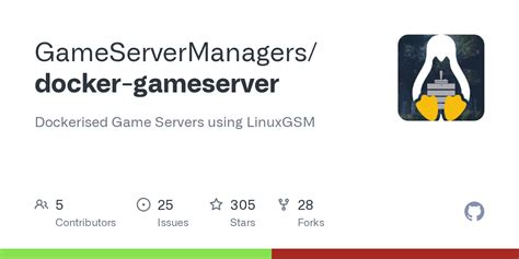 Github Gameservermanagersdocker Gameserver Dockerised Game Servers Using Linuxgsm