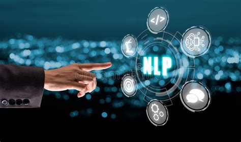 Nlp Natural Language Processing Cognitive Computing Technology Concept Business Person Hand