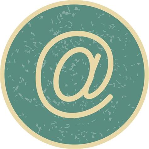 Vector Email Address Icon Vector Art At Vecteezy