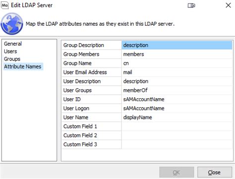 LDAP Server Configuration