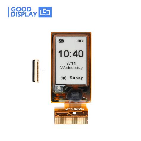 1 02 inch mini flexible e ink display small epaper screen module buy ultra thin