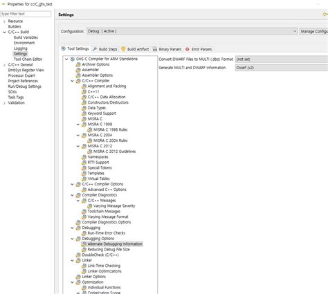 Ghs Toolchain Project In Debug Configuration Nxp Community