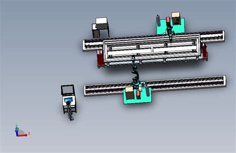 双工位焊接机械手与变位机调试模拟 Solidworks 2020 模型图纸下载 懒石网