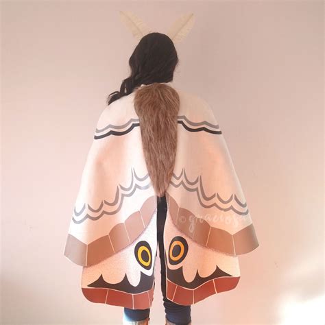 Moth Cape Moth Wings Moth Costume Etsy