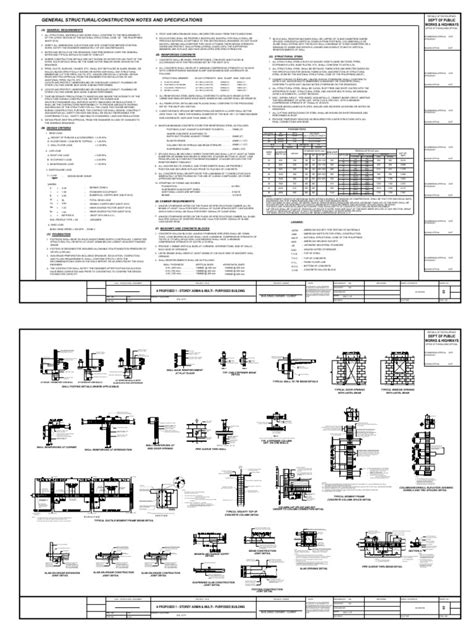 Ipil Main Building Structural Plan 101023 Pdf Structural
