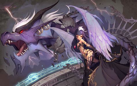 🔥 Free Download Cute Anime Sexy Girl Wings Dragon Fantasy Hd Wallpaper A532 By Veronicab72