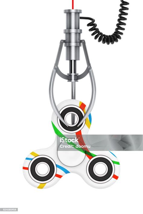 크롬 로봇 발톱에 손가락 스피너 Antistress 장난감을만 지 작 3 차원 렌더링 가능성에 대한 스톡 사진 및 기타 이미지 가능성 갈고리 발톱 강철 Istock