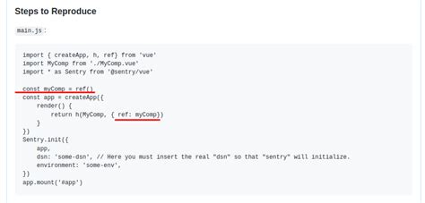 Infinite Loop When Using The Render Function And The Ref Parameter