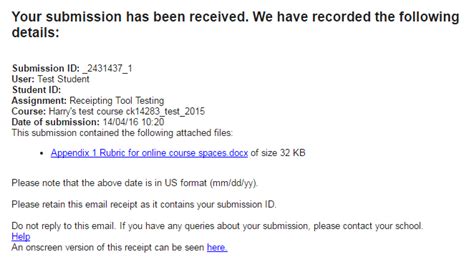 Blackboard Assignment Receipts Digital Education Office University