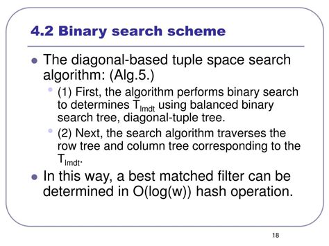 ppt packet classification using diagonal based tuple space search