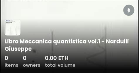 Libro Meccanica Quantistica Vol1 Nardulli Giuseppe Collection