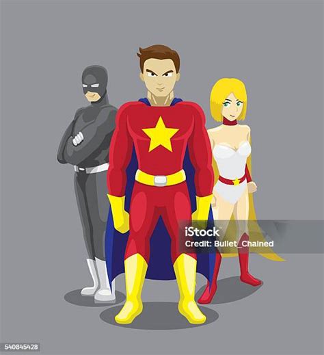 슈퍼 히어로 세트 포즈 만화 벡터 일러스트 레이션 1 등장인물에 대한 스톡 벡터 아트 및 기타 이미지 등장인물 만화 만화 스타일 Istock