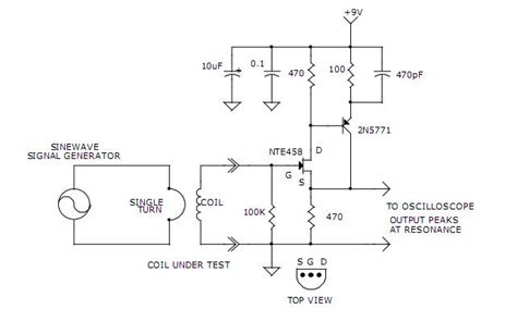 Inductor Self Resonance Tester Measuring And Test Circuit Circuit Diagram