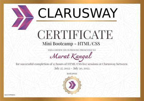 Html Css Clarusway Murat K