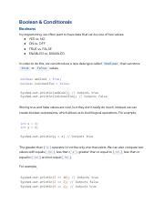 Understanding Boolean Data Type And Operations In Programming Course Hero