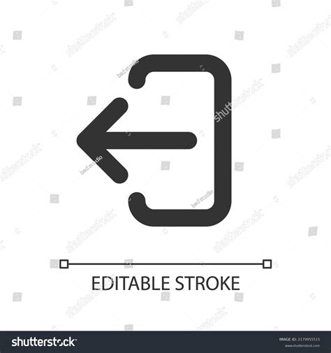 Export Data Pixel Perfect Linear Ui Stock Vector Royalty Free