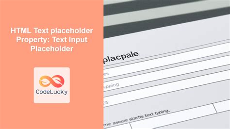 Html Textarea Placeholder Property Textarea Placeholder Codelucky