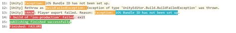 Ios Bundle Id Has Not Been Set Up Unity Cloud Build Questions And Answers Unity Discussions