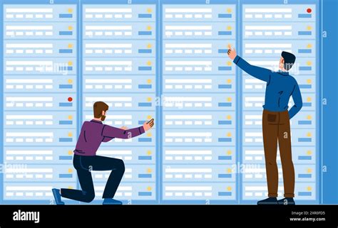 Storage Server Racks Vector Stock Vector Image And Art Alamy