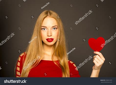 Sexy Redhead Girl Long Hair Woman Stock Photo Shutterstock