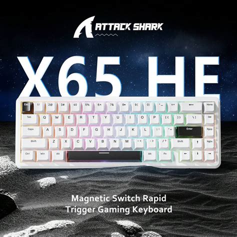 x65 he magnetic switch rapid trigger keyboard 65 wired gaming
