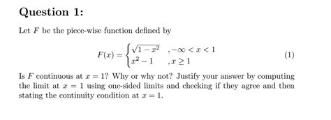 Solved Let F Be The Piece Wise Function Defined By Chegg