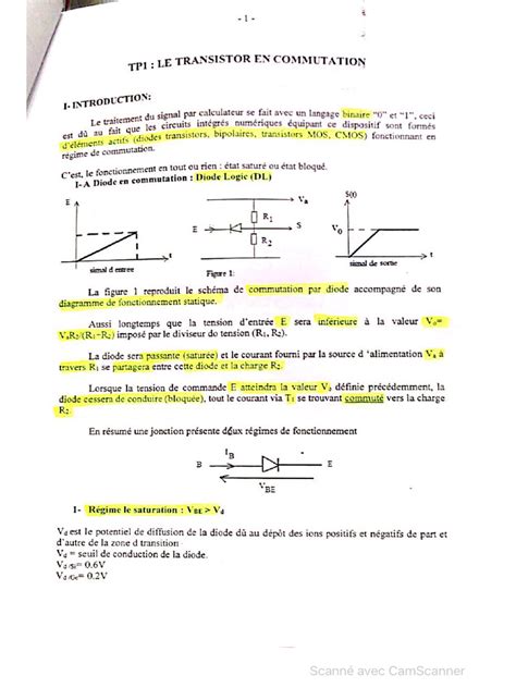 Tp Électronique Pdf