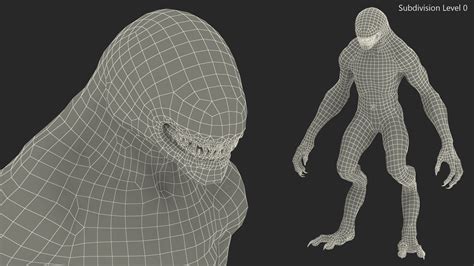 Criatura Monstruosa Preparada Para Cinema 4d Modelo 3d 199 C4d Free3d